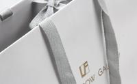 China White Personalized Paper Bags High End Glasses Shopping Paper Bags for sale