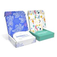 China Full Color Single View Mailer Shipping Box Digital Printing Cardboard Paper Box for sale