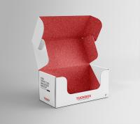 China Offset Printing Free Front Tuck Mailer Boxes Shipping Box Mockup for sale