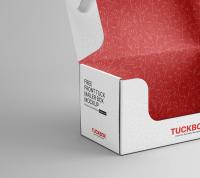 China Offset Printing Free Front Tuck Mailer Boxes Shipping Box Mockup for sale