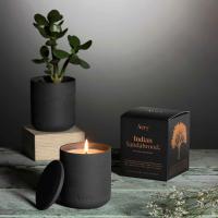 China Screen Printing Folding Carton Box C1S C2S Glossy Coated Paper Candle Jar Box for sale