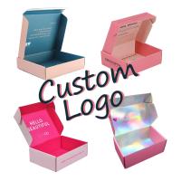 China UV Coating Picture Shipping Box Fashion Gift Box Custom Logo for sale