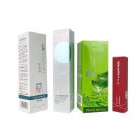 China OEM White Foldable Cardboard Boxes Spot UV Cosmetic Paper Box for sale