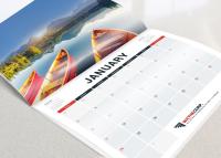 China Custom Made Calendar 2024 Printing Flip Desk Table for sale