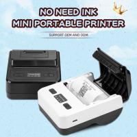 China 80mm Portable Thermal Receipt Printer 70mm/s USB Bluetooth for Restaurant POS System for sale