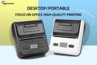 China 0.35KG usb+wireless 80mm Maximum Roll Diameter Portable Thermal Printer for sale