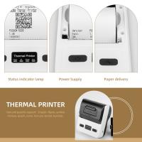 China 80mm Portable Thermal Printer Wireless Bluetooth 203DPI for Ticket Receipts for sale