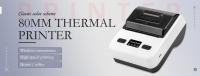China 80mm Portable Thermal Printer Wireless Bluetooth 203DPI for Ticket Receipts for sale