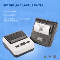 China 80mm Thermal Receipt Printer 3 Inch Wireless Bluetooth USB 70mm/s 203DPI for sale