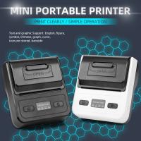 China 80mm Mobile Bluetooth Thermal Receipt Printer 203DPI Handheld Wireless 70mm/s for sale
