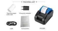 China 58mm Mini Thermal POS Printer 70mm/s USB Bluetooth ESC/POS for Retail Store for sale