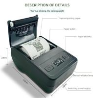China 58MM Mini Small Blu-Tooth Thermal Portable Printer With Android Imprimante Thermique for sale