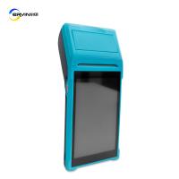 China Android Touch Screen POS Machine with Bluetooth Handheld PDA Barcode Scanner 58mm Thermal Printer for sale
