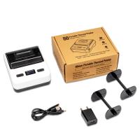 China Bluetooth Thermal Receipt Printer 80mm 203DPI Line Printing Mobile Waybill Printer for sale