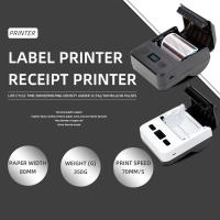 China Bluetooth Thermal Receipt Printer 80mm 203DPI Line Printing Mobile Waybill Printer for sale
