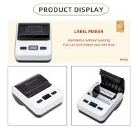 China Bluetooth Thermal Receipt Printer 80mm 203DPI Line Printing Mobile Waybill Printer for sale