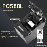 China 80mm Thermal Receipt Printer 250mm/s High Speed POS Printer for Gas Stations for sale