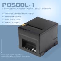 China 80mm Thermal Printer 250mm/s High Speed POS Receipt Printer with Auto Cutter USB Serial Ethernet for sale