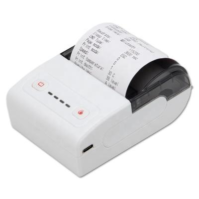 China Portable Wireless Thermal Receipt Mini Printer 58mm 70mm/s Bluetooth POS Printer for sale