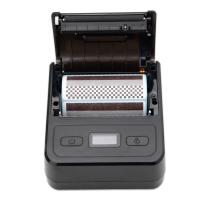 China Portable Thermal Label Printer with High Speed USB Power and 80mm Maximum Roll Diameter for sale