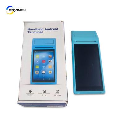 China 5.5 Inch Android 8.1 POS Terminal with 58mm Thermal Receipt Printer and Barcode Scanner for sale