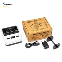 China 80mm Thermal Label Barcode Printer and Labeling Machine for Bottle Portable for sale