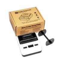 China 80mm Bluetooth Portable Receipt Printer for Shipping Label Making and Receipt Printing for sale
