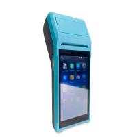 China Handheld Android POS Terminal with 58mm Thermal Printer and 5000mAh Battery for sale