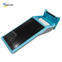 China Handheld Android POS Terminal with 58mm Thermal Printer and 5000mAh Battery for sale