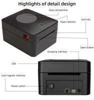 China Thermal POS Printer 160mm/s 203dpi USB Ethernet Bluetooth for Restaurant Receipt Label for sale