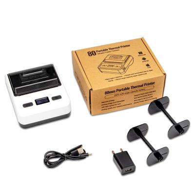 China Portable Barcode Sticker Bluetooth Label Thermal Printer for On-the-go Label Printing for sale