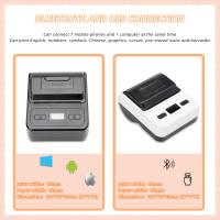 China Portable Barcode Sticker Bluetooth Label Thermal Printer for On-the-go Label Printing for sale