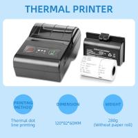 China Wireless Thermal Line Printer 58mm Portable WiFi Business Card Invoice Printer 203dpi 70mm/s for sale