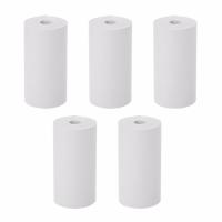 China 57x40mm Thermal Paper Jumbo Rolls ECG Waterproof Ultrasound Sticker Printer Label Paper for sale