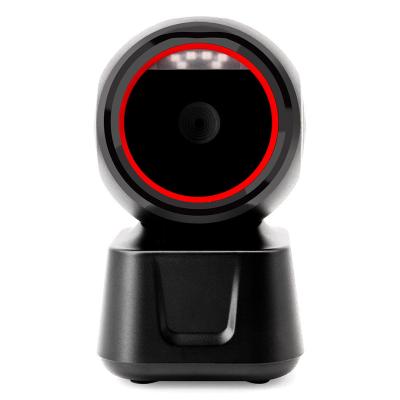 China 2D QR Desktop Barcode Scanner 158mmx92mmx94mm Auto-Sensing USB for Bill Payment for sale