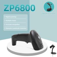 China ZP6800 1D Laser Black Wired USB Handheld Barcode Scanner with CMOS Scan Element Type for sale