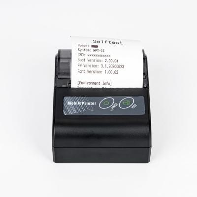 China 58mm USB Portable Invoice Printer Wireless Bluetooth Mini Bill Printer 70mm/s 1500mAh for sale
