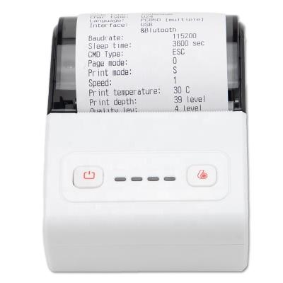 China 58mm 384 Dots Line Thermal Printer 70mm/s Receipt Printer with Bluetooth USB for sale