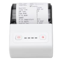 China Wireless/USB Interface Mini Bill Thermal Receipt Printer 70-90mm/s Black Print Speed for sale