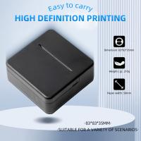 China 58mm Mini Portable Thermal Printer Wireless Bluetooth 4.0 2000mAh Battery for Receipts Labels for sale