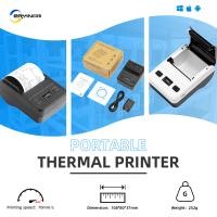 China 58mm Portable Thermal Receipt Printer 70mm/s USB Bluetooth 203DPI ESC/POS for sale