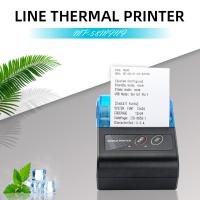 China 58mm Wireless Bluetooth Thermal Mini Printer 70mm/s Portable Bill Printer 1500mAh for sale