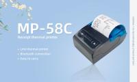 China 58mm Portable Bluetooth Thermal Receipt Printer 70mm/s 203DPI for Android iOS for sale