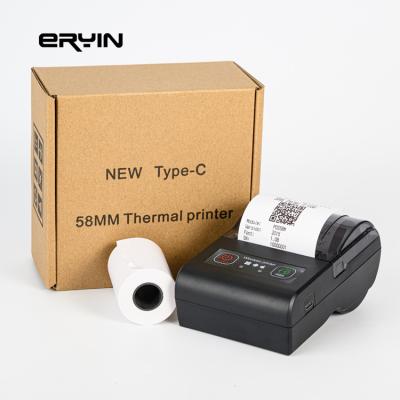 China Portable Bluetooth Thermal Printer POS Terminal 58mm 203dpi with 2000mAh Battery for sale