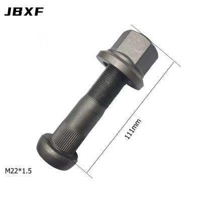 China M22 Truck Wheel Bolts And Nuts 1-1%8-9t % 7%8-11t X147 Mm -2 For Fuso / Nissan / Hino Aftermarket for sale