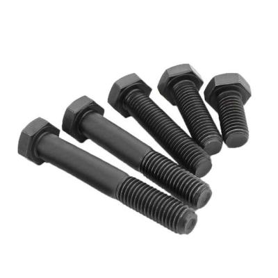 China Grade 8.8 10.9 12.9 Black Steel M8 Hexagon Bolt And Nut 12
