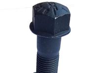 China Track Bolts Nuts Hexagon Head Cold Punch Technology 30-100mm Thread Length for sale