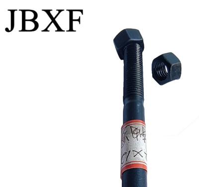 China Excavator Bolt Precision Durability Hexagon Head Type Finish Plain CE ISO Certification for sale