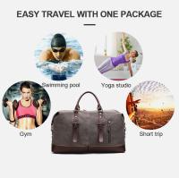 China Travel Waterproof Canvas Duffle Bag 40-50L Expandable Carry On Backpack for Men Business for sale