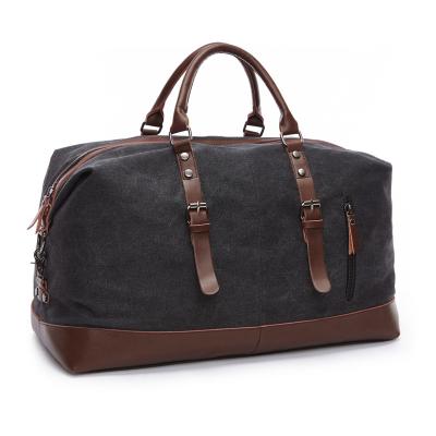 China Travel Waterproof Canvas Duffle Bag 40-50L Expandable Carry On Backpack for Men Business for sale